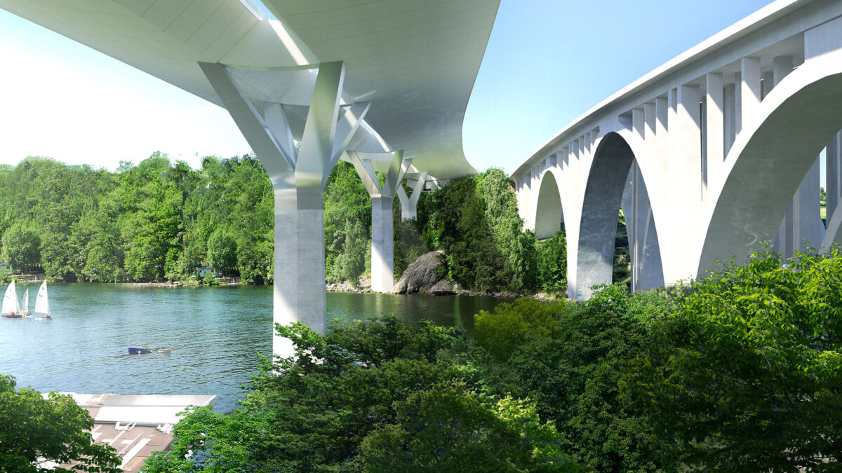 Dissing+Weitling | Skuru Bridge opens in an eastbound direction