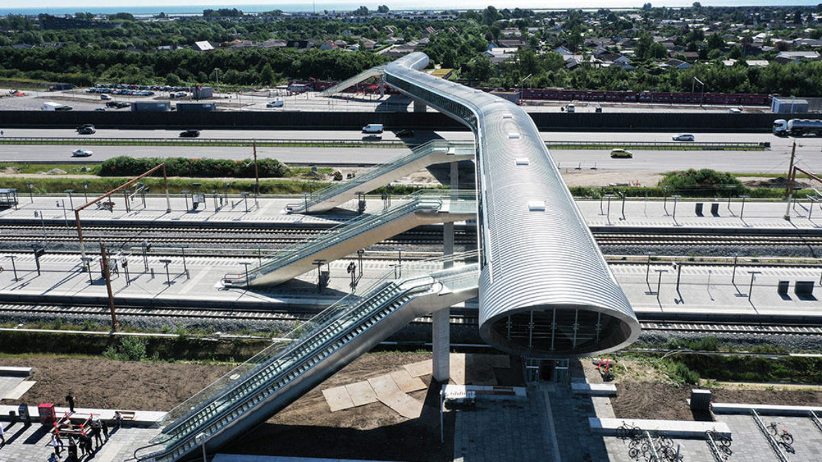 Dissing+Weitling | Køge Nord Station vinder IABSE Danmarks ...